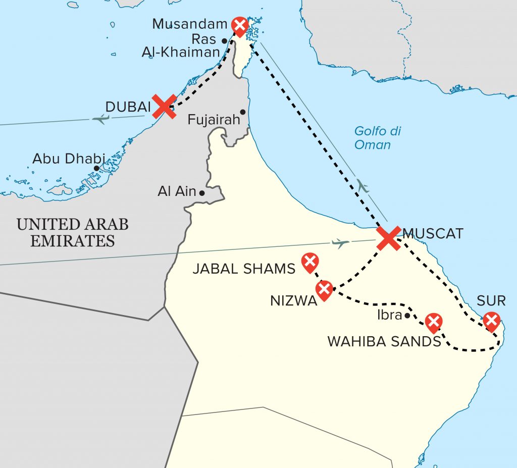 Tour Wonderful Oman e Musandam 2025 | Viaggi in Oman 2025 | Parextour